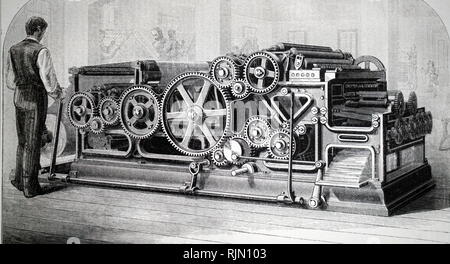 Presse d'impression rotative Journaux Photo Stock - Alamy