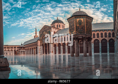 Damas / Syrie : journée de photo panoramique mosquée omeyyades situé ...