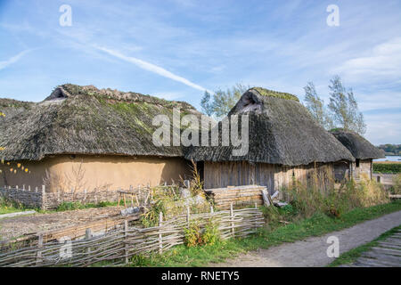 Le Musée Viking Haithabu près de Hedeby en Allemagne est un musée ...