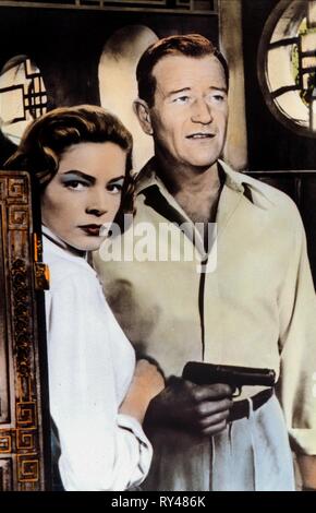 John Wayne et Lauren Bacall / Blood Alley 1955 réalisé par John Farrow ...