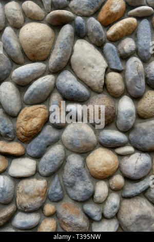 Section de la paroi en pierre de la fortification. La texture de la ...