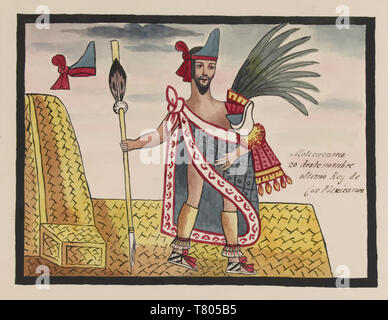L'Empereur aztèque Moctezuma II Photo Stock - Alamy