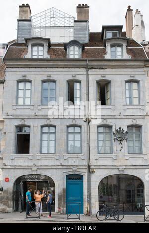Maison natale de Victor Hugo à Besançon, France. Le romancier français ...