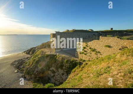 France, Morbihan, Quiberon, Penthièvre fort (vue aérienne Photo Stock ...