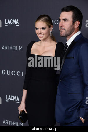 Kate Upton et Justin Verlander assistent au Gala Art + film 2016 de ...