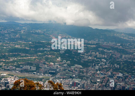Caracas, Venezuela.magnifique vue aérienne de la ville de Caracas à ...