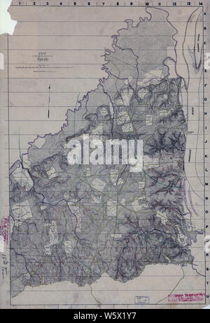 Cartes de la guerre civile 0877 Carte de la bataille de Shiloh ...