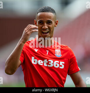 Août 2019 3ème stade, Bet365, Stoke, North Staffordshire, Angleterre ...