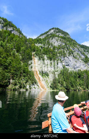 Grundlsee : lac Toplitzsee (Lac Toplitz), cascade de Hinterbach, les ...