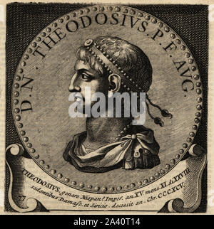 TEODOSIO i (347-395) imperatore romano Foto stock - Alamy