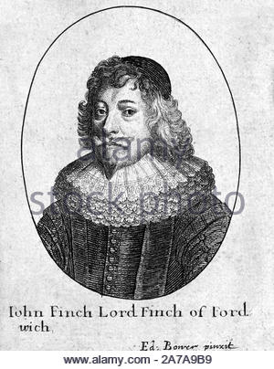 John Finch (1584-1660), Lord Finch di Fordwich, Presidente Royalista ...