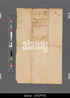 Sondaggio di John Biddle su 219 acri nella contea di Morris, 1752 ...