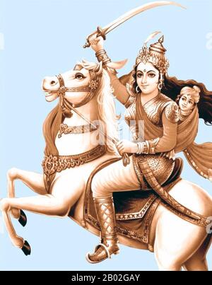 La regina Lakshmibai o Laxmibai, Rani di Jhansi (1828-1858), fu una ...