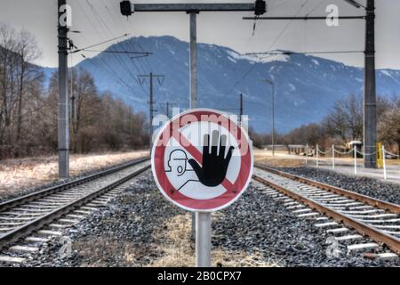 Bahnhof, Kleblach-Lind, Kleblach, Lind, Gleis, Gleise, Schienen ...