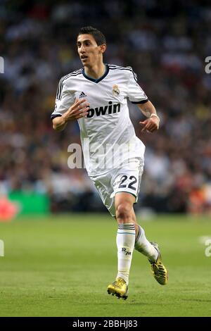 Angelo di Maria del Real Madrid durante la Liga A CA Osasuna- Real ...