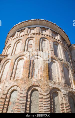 Avila, provincia di Avila, Spagna. L'abside del Duomo romanico-gotico ...