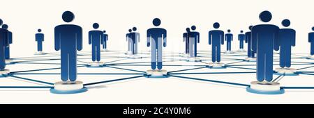 Collegati insieme concetto e simbolo di sinergia come due alberi in ...