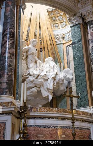 Statua Estasi di Santa Teresa, Gian Lorenzo Bernini, Chiesa di Santa ...