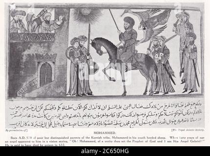 Il profeta Maometto o Muhammad, c. 570 - 632, fondatore della religione ...