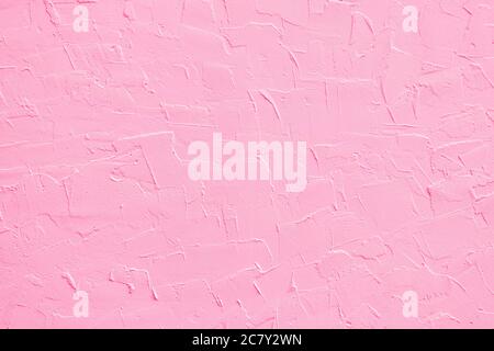 Rosa pastello stucco cementizio textured background. Parete in cemento ...