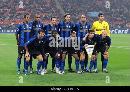 Adriano Inter 1 OTTOBRE 2008 calcio UEFA Champions League Gruppo B ...