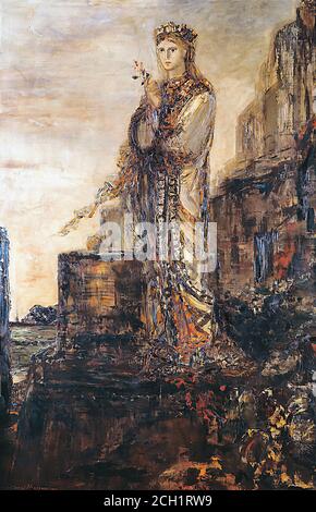 Gustave Moreau - Helen sulle pareti di Troy 2 Foto stock - Alamy