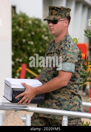 IL CORPO dei Marine DEGLI STATI UNITI Lance Corporal Simon Martin ...