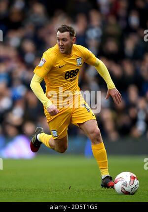Preston North End's Aiden McGeady (a destra) e Wigan Athletic's Stephen ...