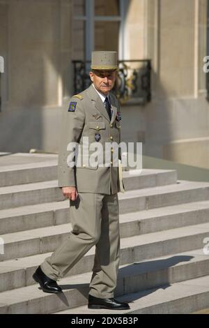 French Army chief of staff Thierry Burkhard pose for a photo during a ...