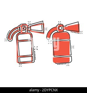 estintore a icona vettore. Icona a colori dell'estintore, simbolo ...