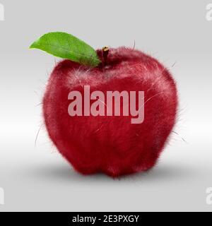 Illustrazione 3D di frutta realistica in tessuto feltrato Foto stock ...