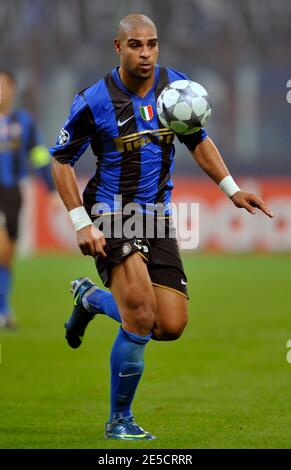 Adriano Inter 1 OTTOBRE 2008 calcio UEFA Champions League Gruppo B ...