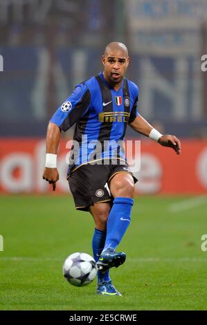 Adriano Inter 1 OTTOBRE 2008 calcio UEFA Champions League Gruppo B ...
