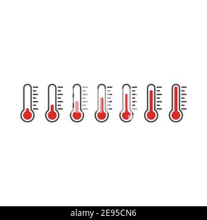 Gradi centigradi di temperatura icona glyph. Simbolo di Silhouette ...