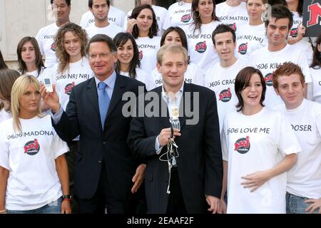 Il presidente della NRJ, Jean-Charles Mathey (capelli biondi) è stato ...