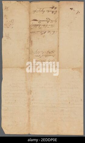 Sondaggio di John Biddle su 219 acri nella contea di Morris, 1752 ...