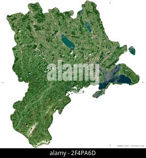 Lucerna, cantone della Svizzera. Mappa satellitare ad alta risoluzione ...