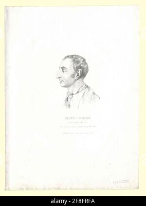 Claude-Henri, Comte de SAINT-SIMON filosofo francese socialista e data ...