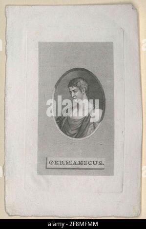 Germanico Giulio Cesare (15 A.C.-19 A.C.). Il generale romano e console ...