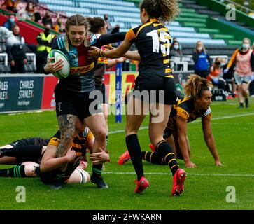 Twickenham Stoop, INGHILTERRA : Ellie Kildunne di Harlequins prende giù ...