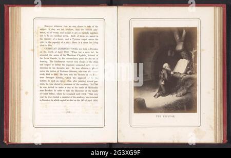 Produzione fotografica di un dipinto di un eremita in preghiera di ...