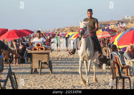 Centrale la striscia di Gaza, la striscia di Gaza, la Palestina. 24 ...