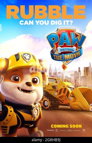 PAW PATROL: THE MOVIE, US character poster, Zuma (voce: Shayle Simons ...