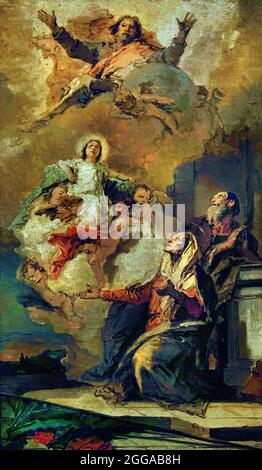 San Gioacchino, padre della Vergine Maria, pala sull altare della ...
