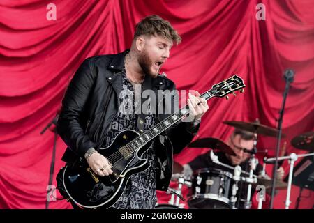 18 Settembre 2021 Samual Thomas Fender, alias Sam Fender, cantante e ...