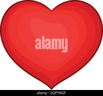 Cuore anatomico. Cartoon organo cardiovascolare biologico umano ...