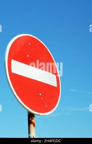 Schild, Verkehrszeichen, Einfahrt verboten, Verbot, Tafel, Lucknerhaus ...