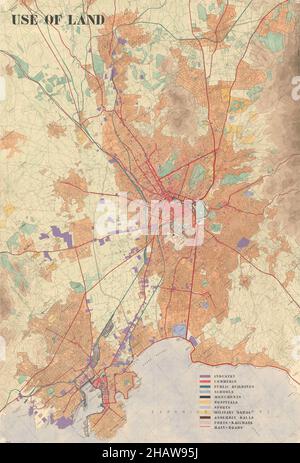 Atene Mappa, Mappa di Atene, Atene Stampa, piano Atene, Poster Atene ...