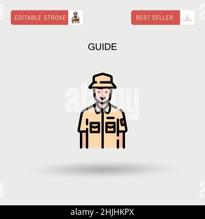 Illustrazione vettoriale del concetto astratto delle linee guida per l ...