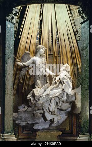 L'Estasi di Santa Teresa (da Gian Lorenzo Bernini) nella cappella ...